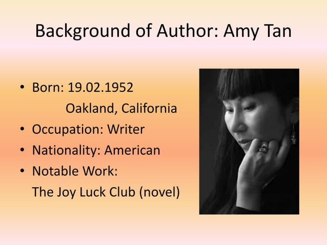 Two Kinds by Amy Tan | PPTX | Music | Entertainment