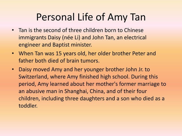 Two Kinds by Amy Tan | PPTX | Music | Entertainment