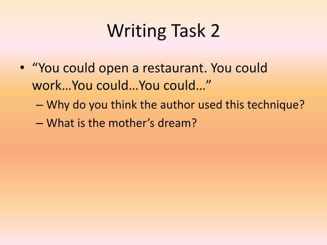 Two Kinds by Amy Tan | PPTX | Music | Entertainment