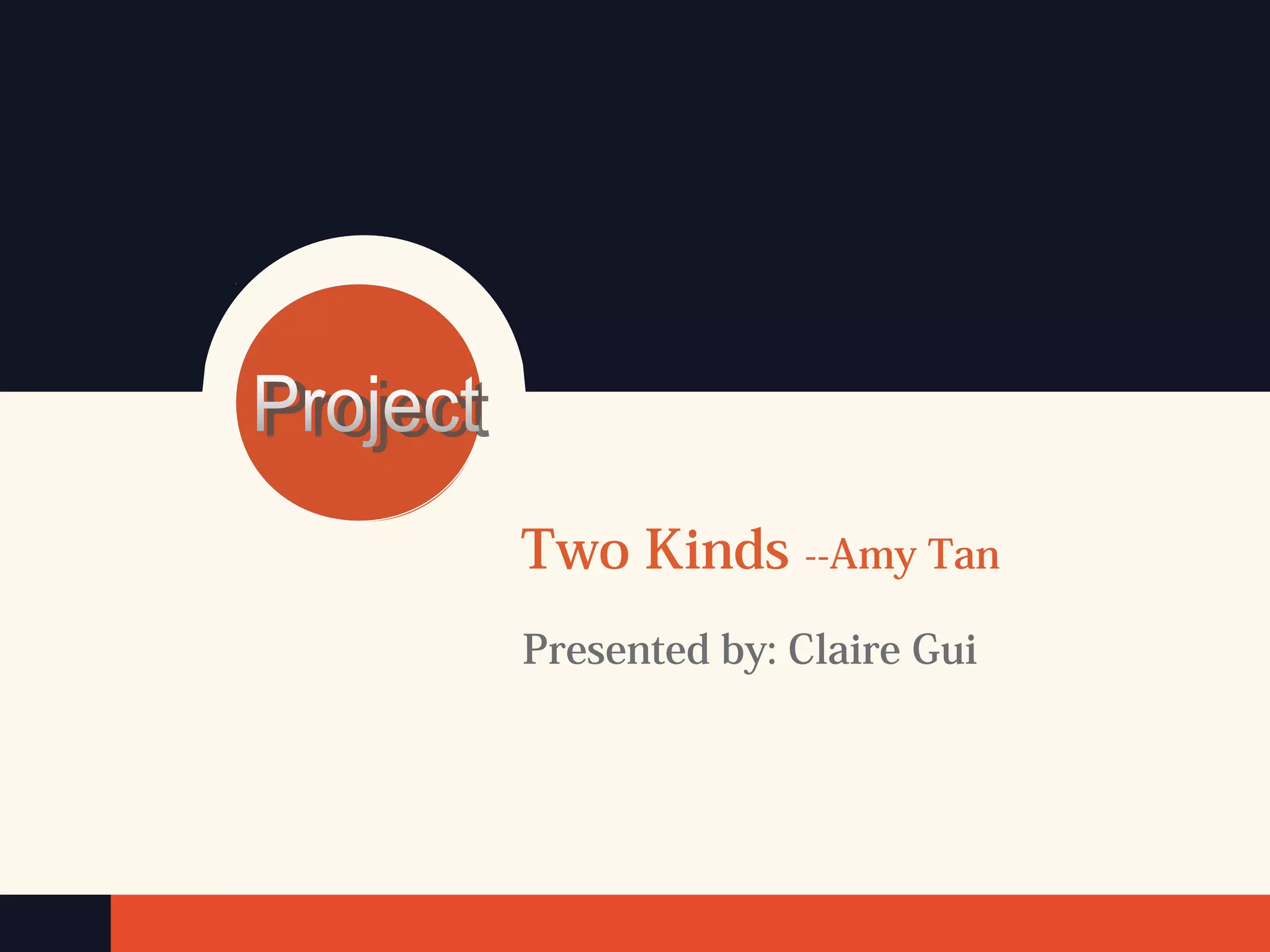 Two kindsn by amy tan | PPT