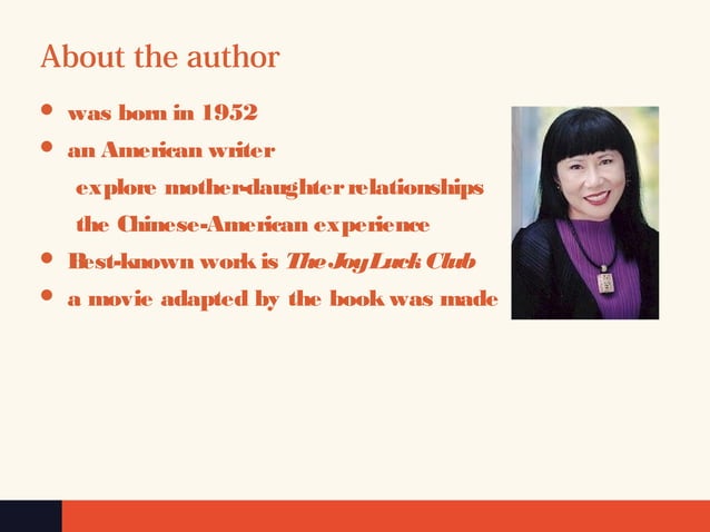 Two kindsn by amy tan | PPT