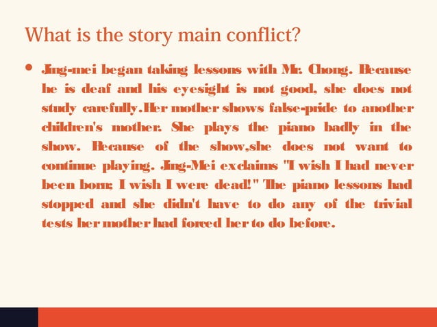 Two kindsn by amy tan | PPT