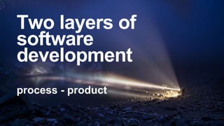 Two layers of software development | PPT