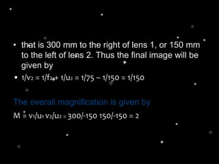 Two lense system | PPTX