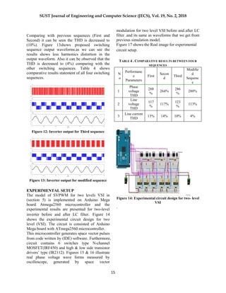 Space Vector Pulse Width Modulation Technique Applied to Two Level ...