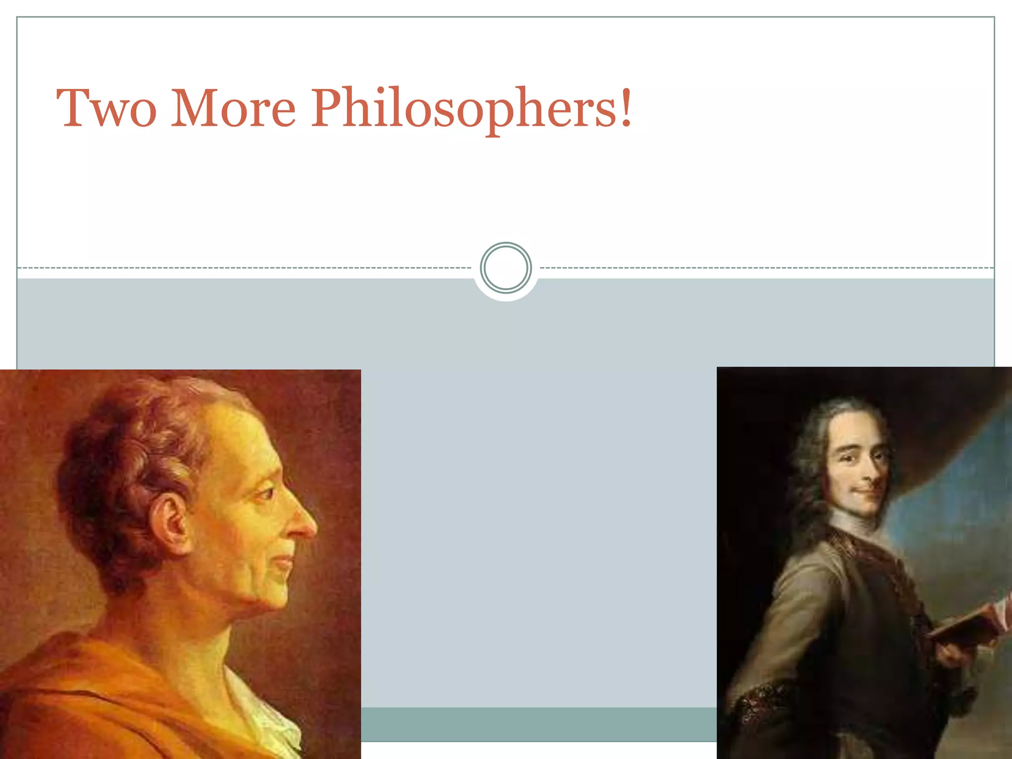 Two more philosophers! | PPTX