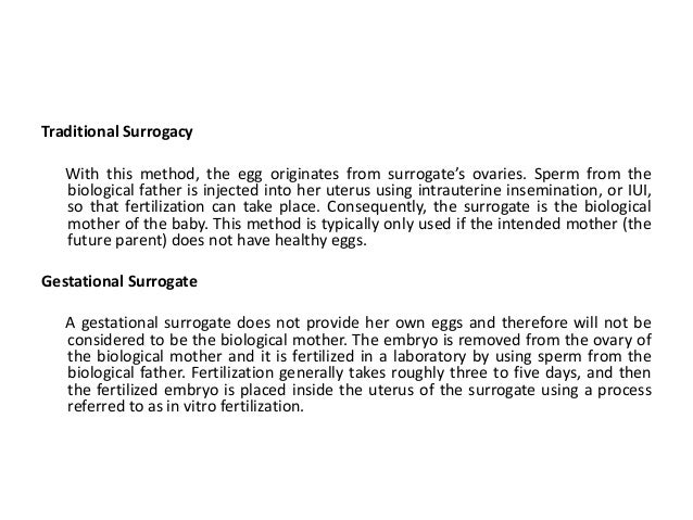 Two Most Common Forms of Surrogacy
