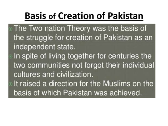 Two nation Theory | PPTX