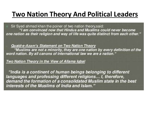 Two nation Theory