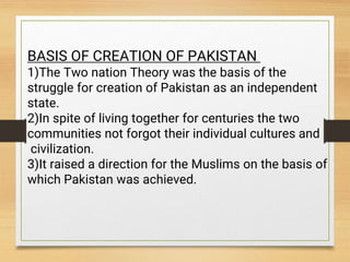 Two nation theory. | PPTX