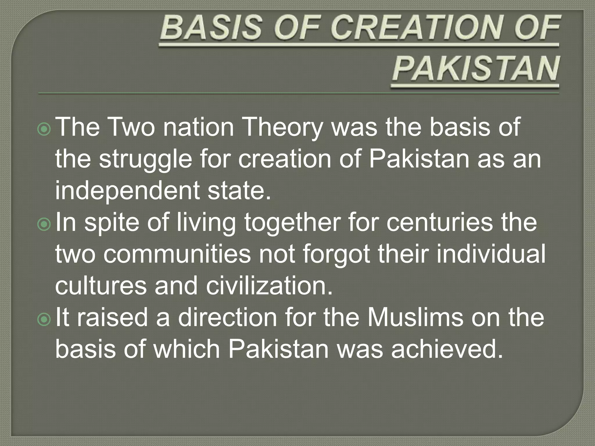 Two nation theory | PPTX