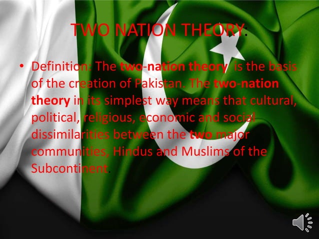 Two nation theory | PPSX