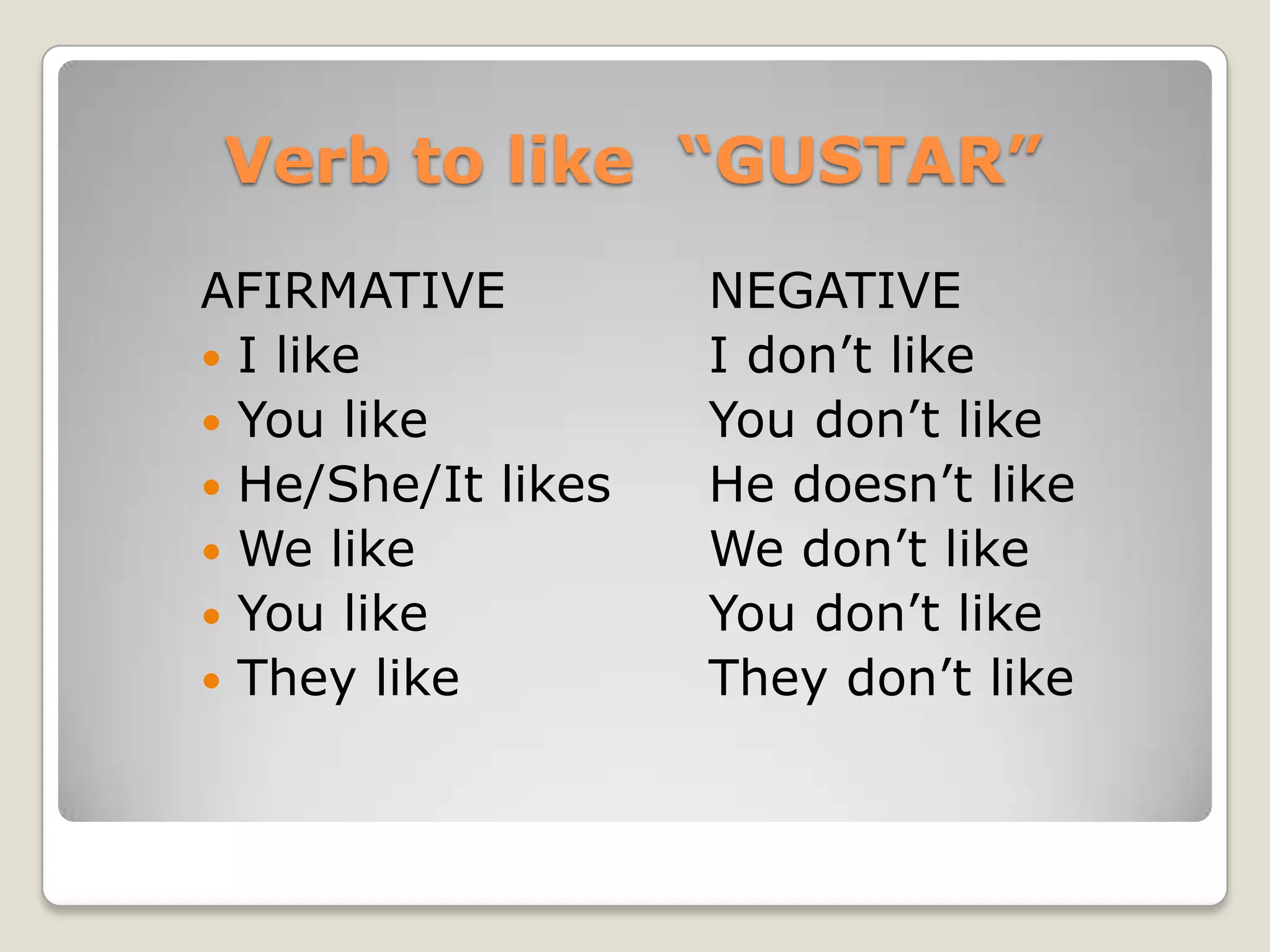 TWO NEW VERBS | PPTX