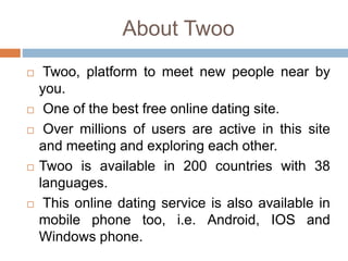 Twoo login Sign Up Process | PPTX