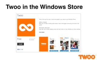 Twoo For Windows Phone | PPT