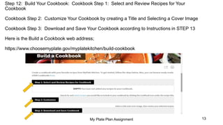 MyPlate Plan PowerPoint Presentation | PPTX