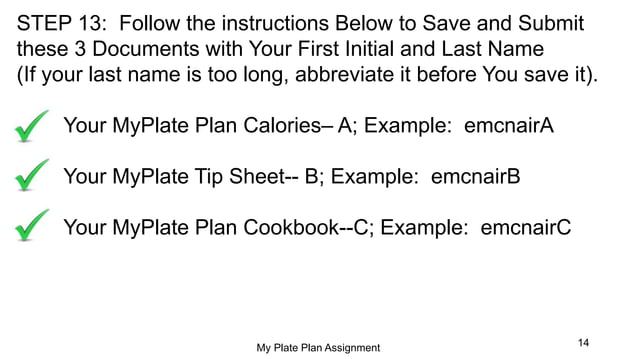 MyPlate Plan PowerPoint Presentation | PPT