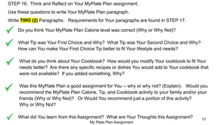 MyPlate Plan PowerPoint Presentation | PPTX