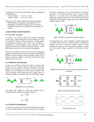Two parallel single phase rectifiers by using single phase to three ...