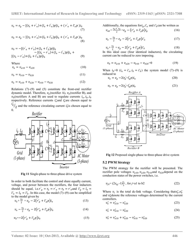 Two Parallel Single Phase Rectifiers By Using Single Phase To Three