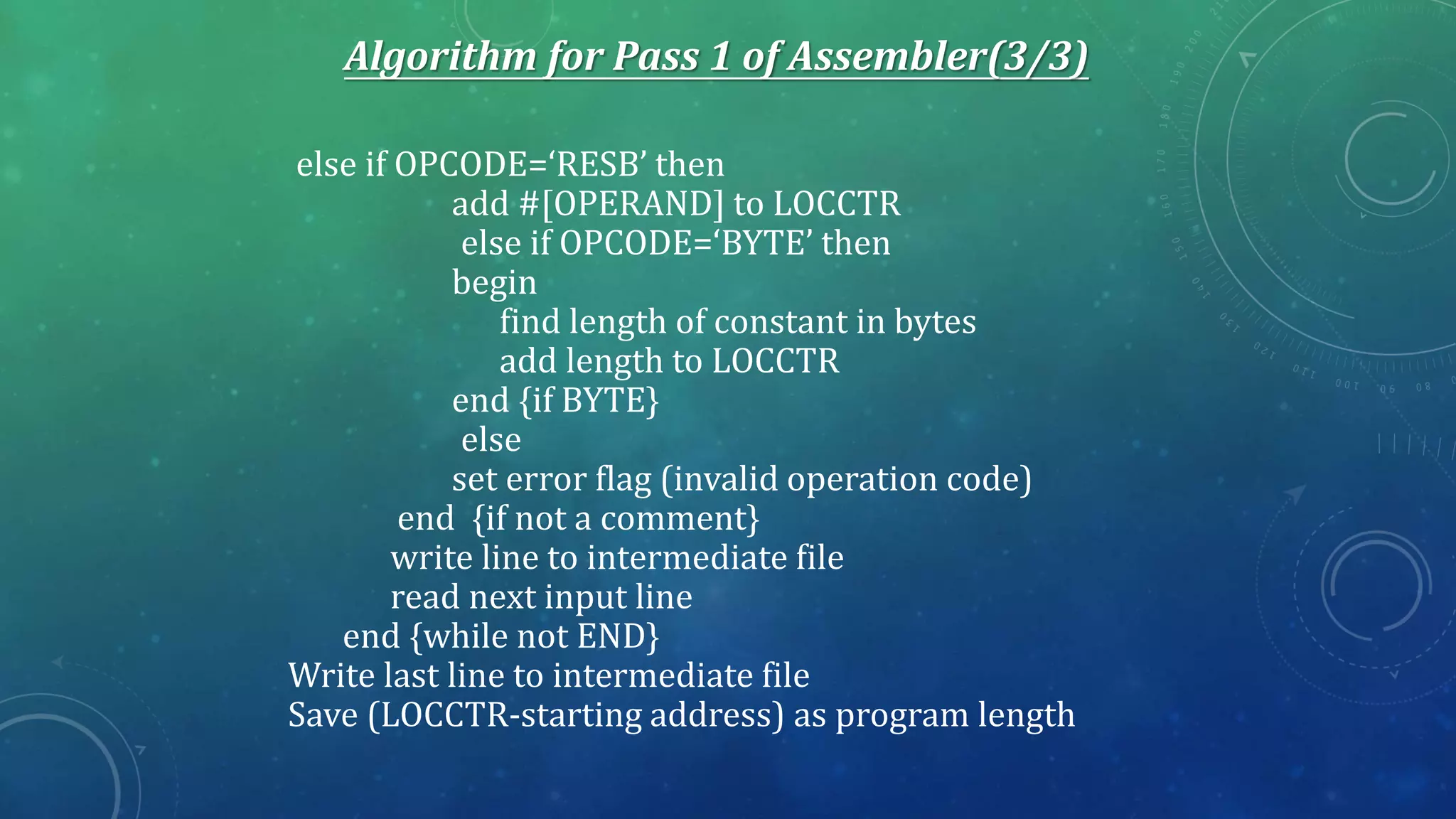 Two Pass Assembler Pptx Programming Languages Computing