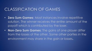 Two persons zero sum game | PPTX