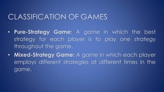 Two persons zero sum game | PPTX