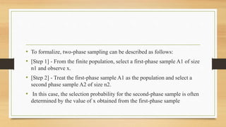 Two phase sampling | PPT