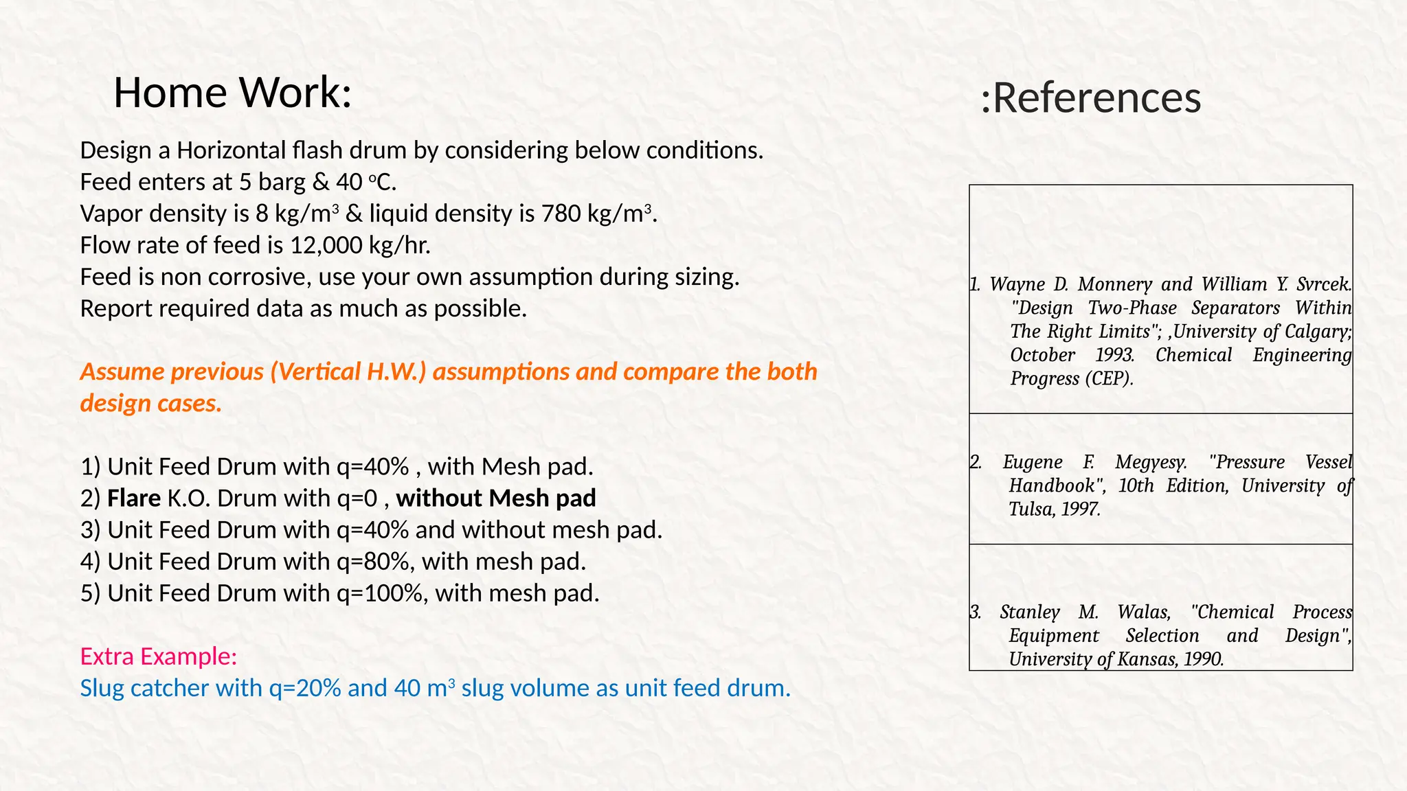 Two Phase Horizontal Separator - Design Procedure.ppsx.pptx