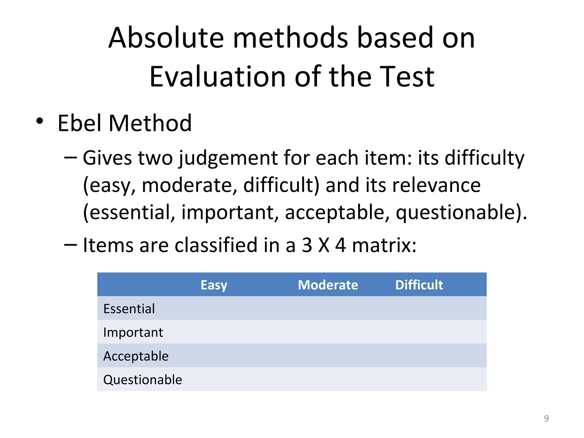 Two phases of establishing cutoff score | PPT