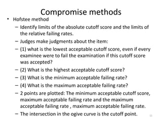 Two phases of establishing cutoff score | PPT