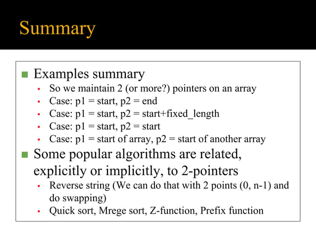 Two pointers technique Mostafa Saad.pptx