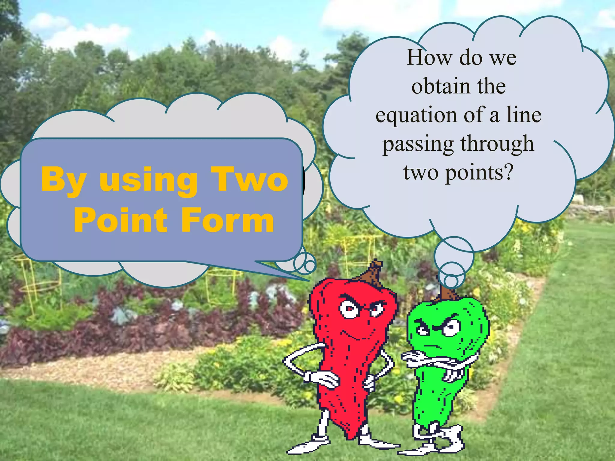 Two point form Equation of a line | PPTX