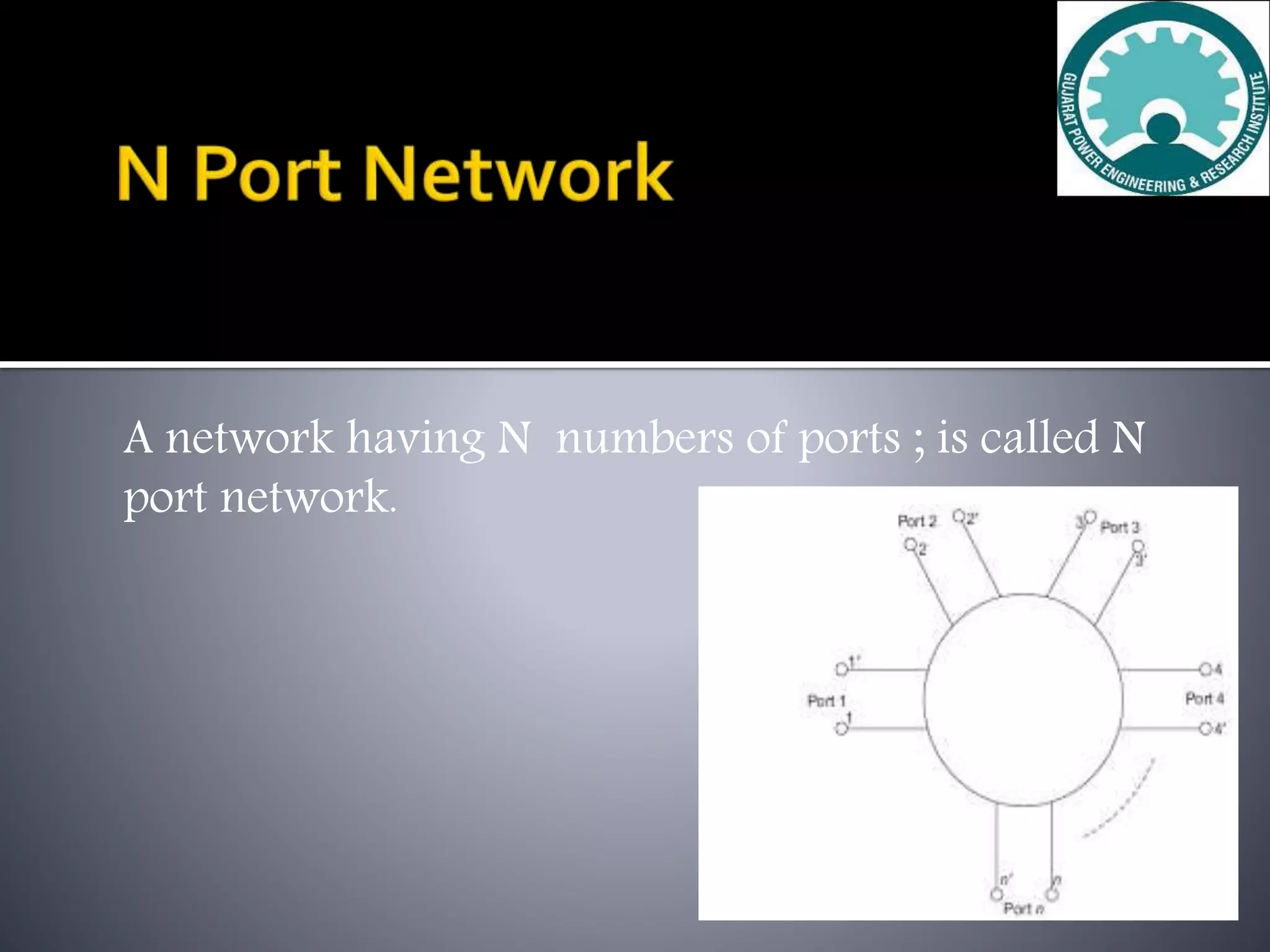 Two port network | PPTX