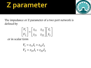 Two port network | PPTX