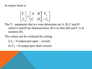 Two port network | PPTX