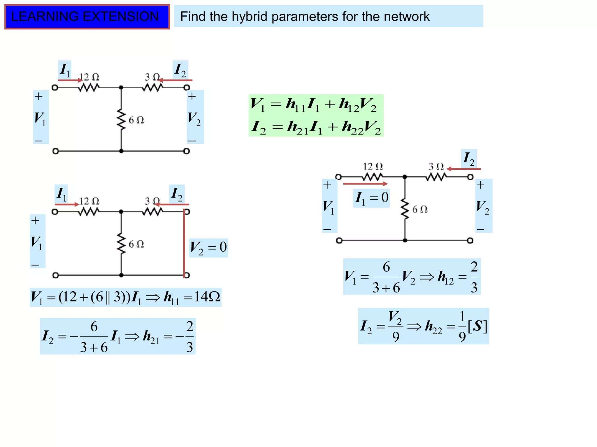 Two port network - part 3 | PPTX