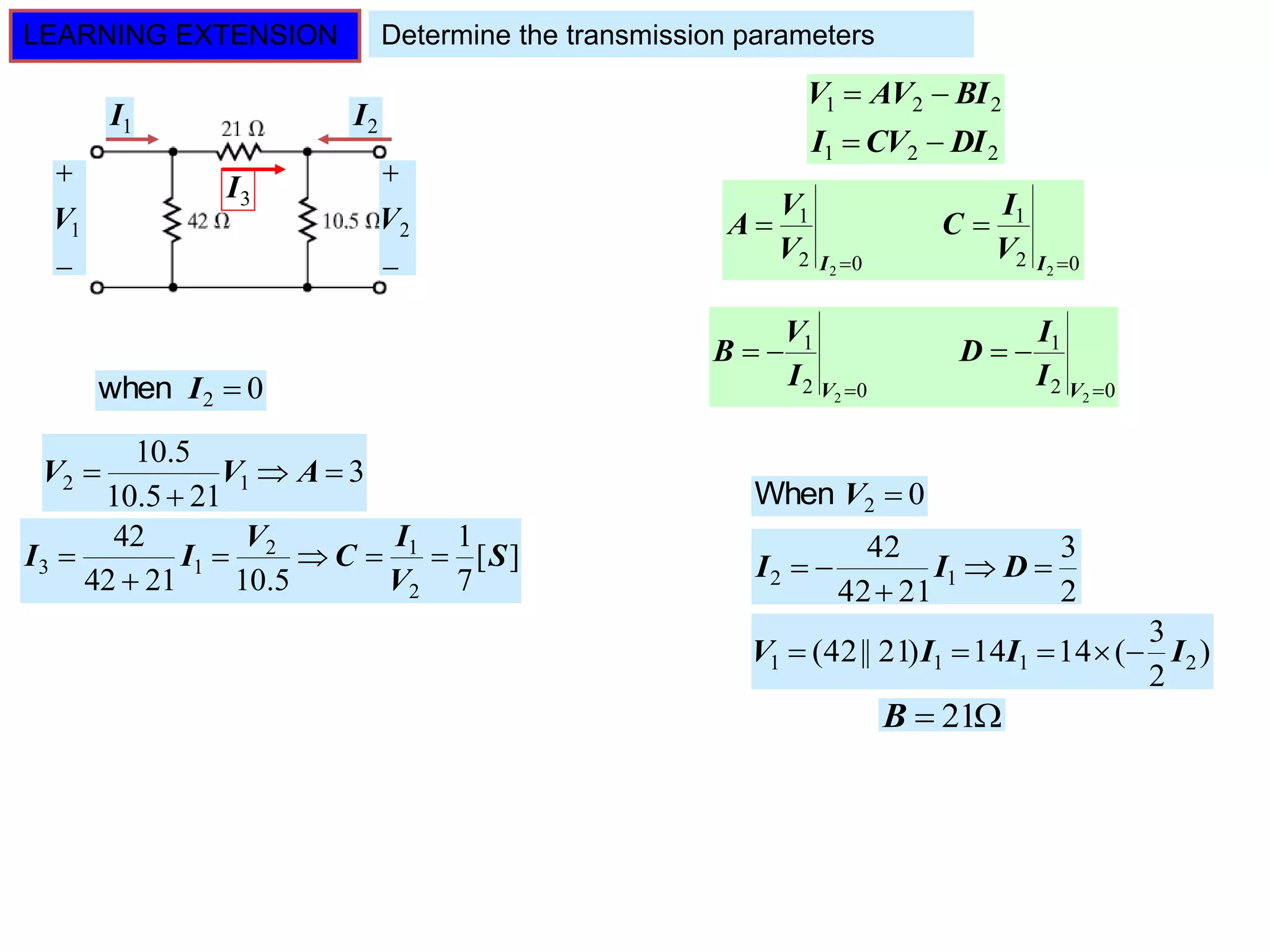 Two port network - part 3 | PPTX