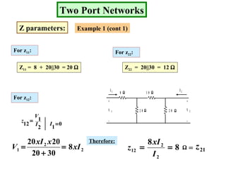 Two port networks | PPT