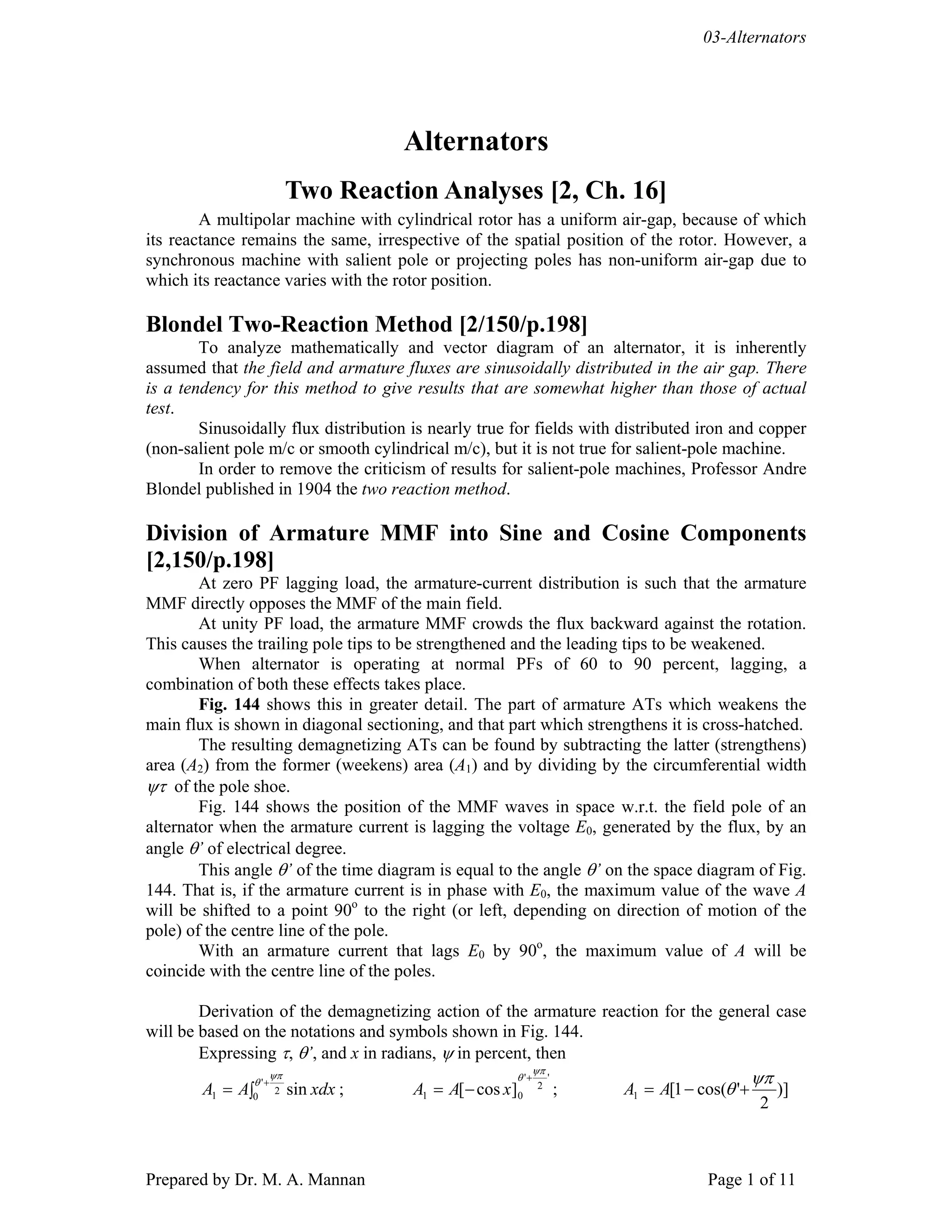Two reaction theory | PDF