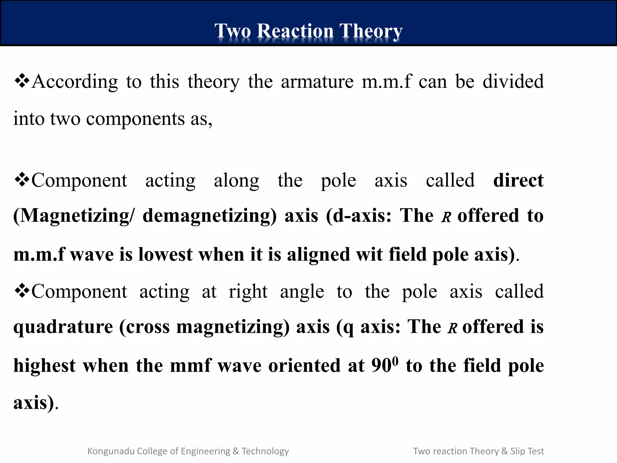 Two Reaction Theory And Slip Test Pptx Chemistry Science