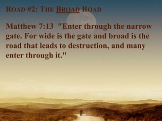 Two Roads, Two Destinations | PPTX