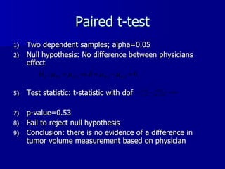 Two sample t-test | PPT