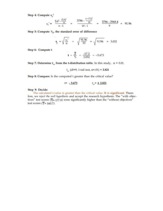 Two sample t test | PDF