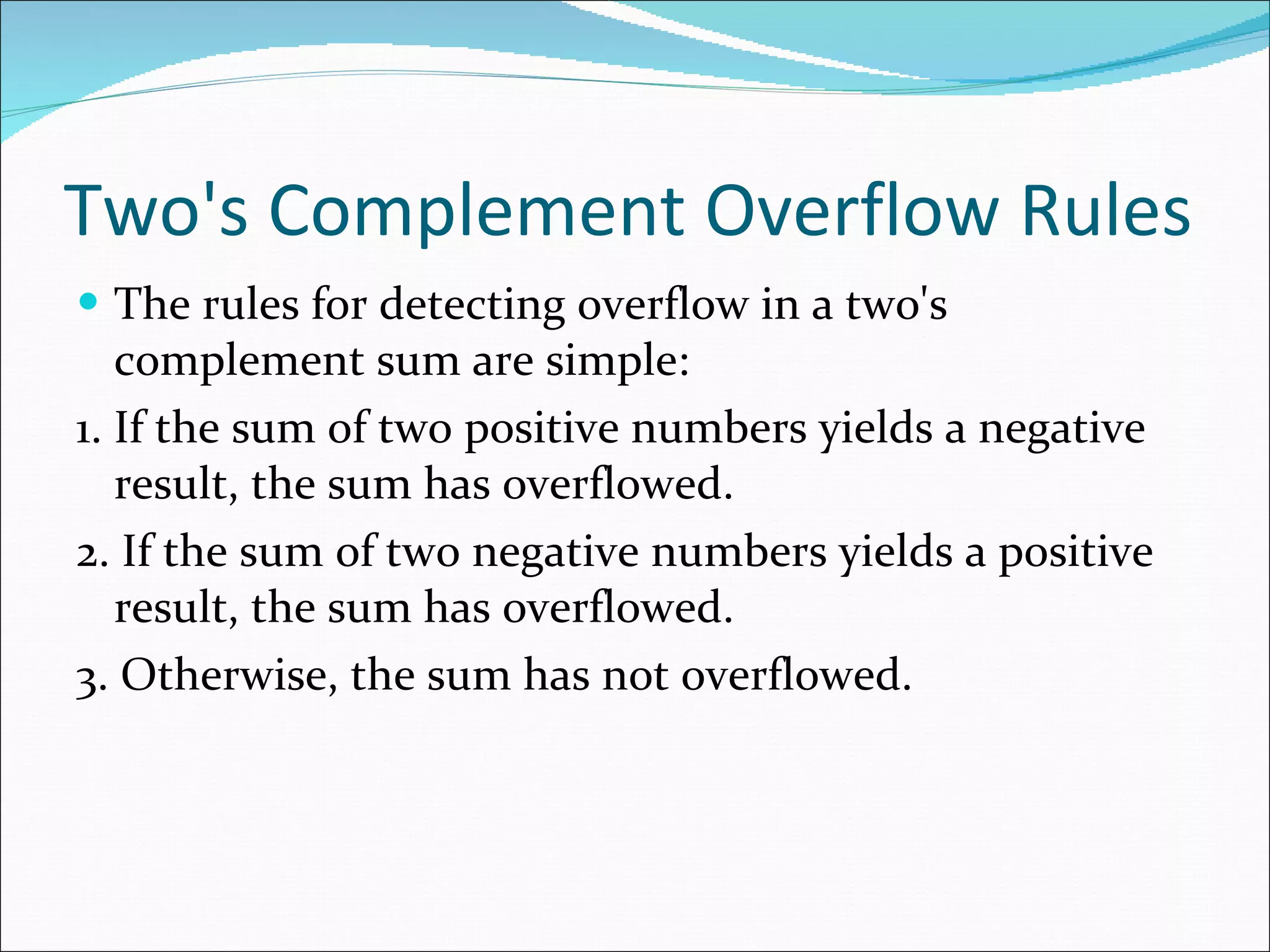 Two’s complement | PPT