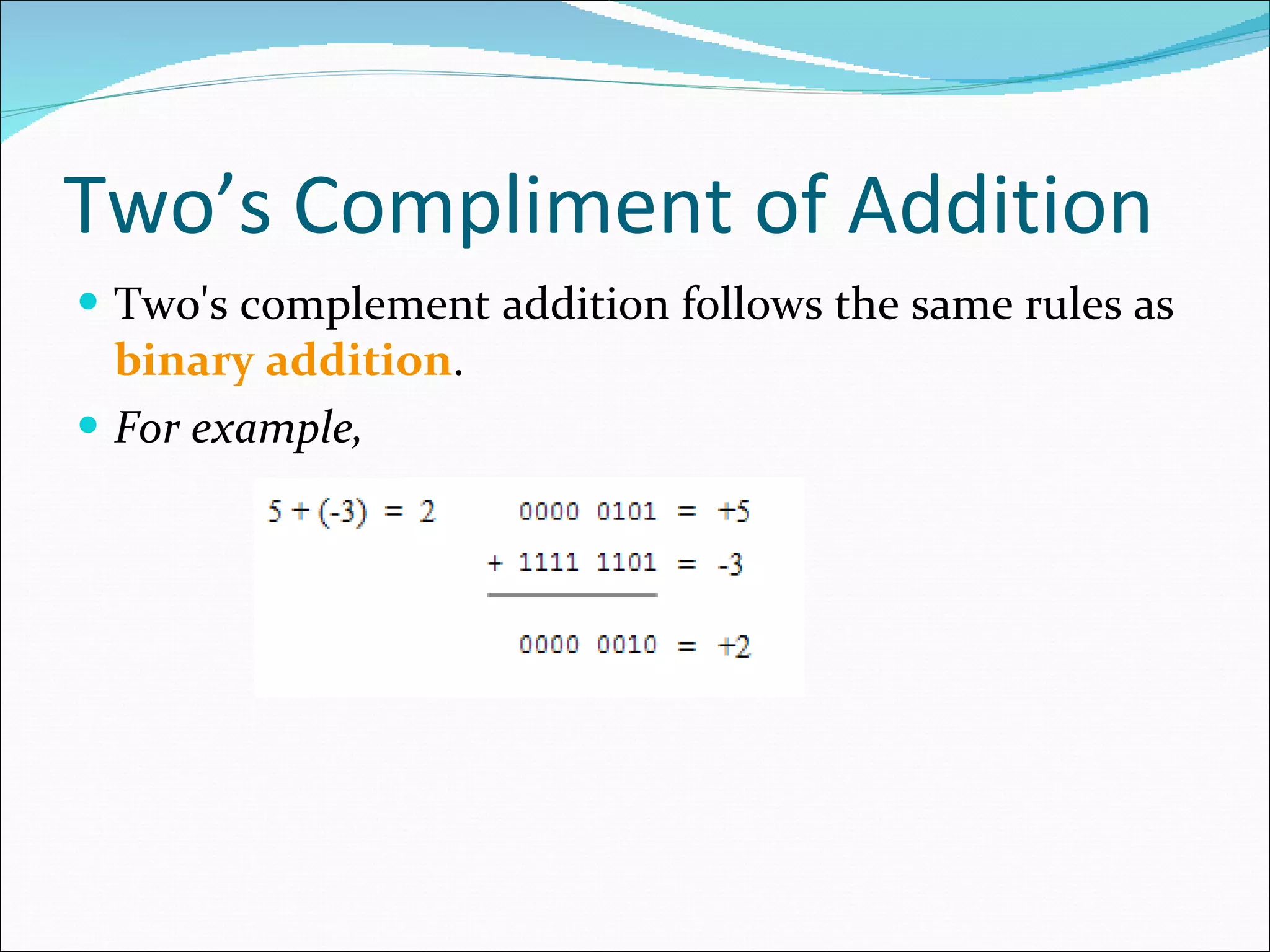 Two’s complement | PPT