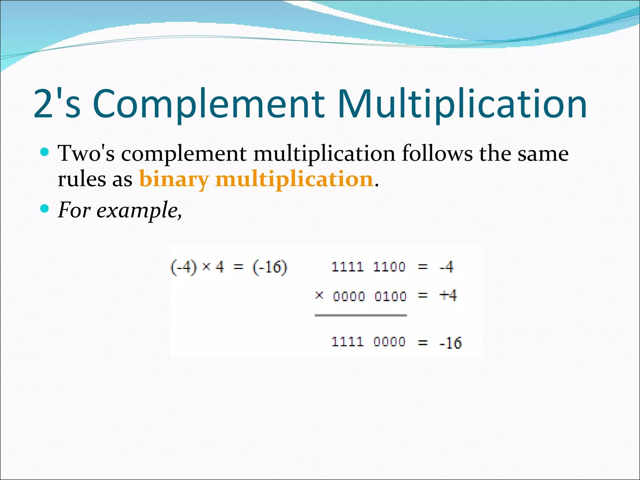 Two’s complement | PPT