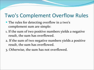 Two’s complement | PPT