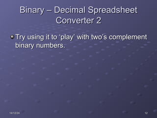 Twos_Complement_Binary in Information Technology | PPT