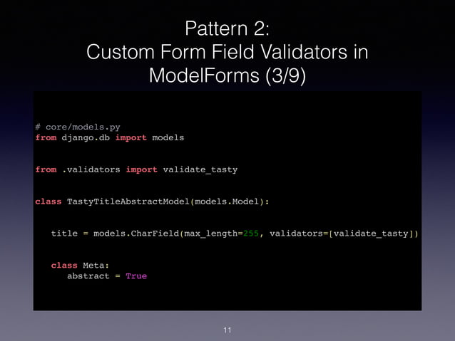 Two Scoops of Django - Common Patterns for Forms | PDF | Web Design and HTML | Internet